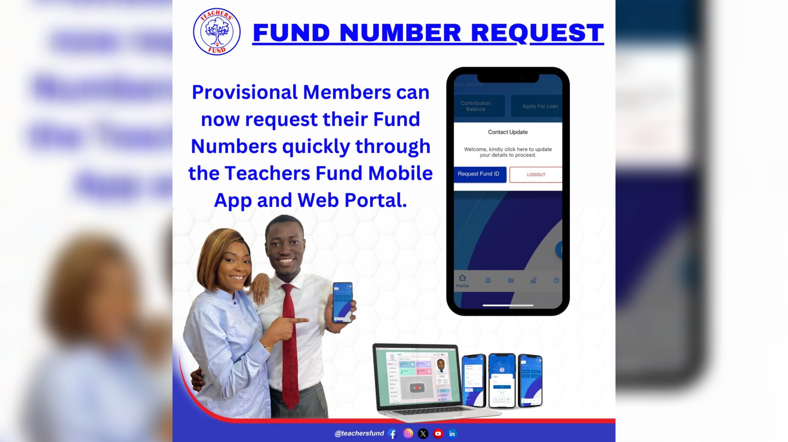 Teachers Fund Launches Convenient Fund Number Request