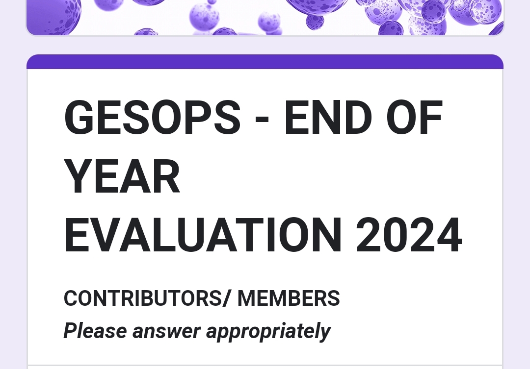 GESOPS Invites Members to Participate in 2024 Performance