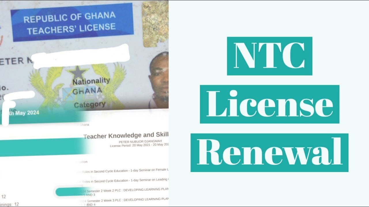 Update of Teachers Profile for New License Card Issuance